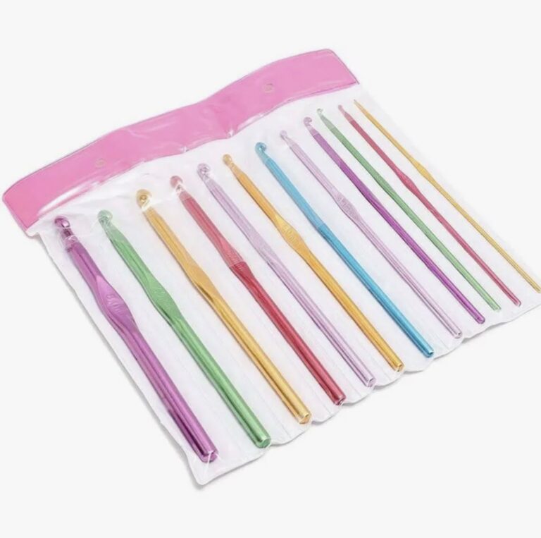 1Pcs Crochet Hooks Knitting Needles Multi Colour Aluminium 2mm – 8mm ...